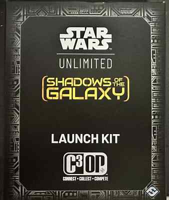 SWU Star Wars Unlimited Shadows of the Galaxy (SOG) Launch Kit Brand ...