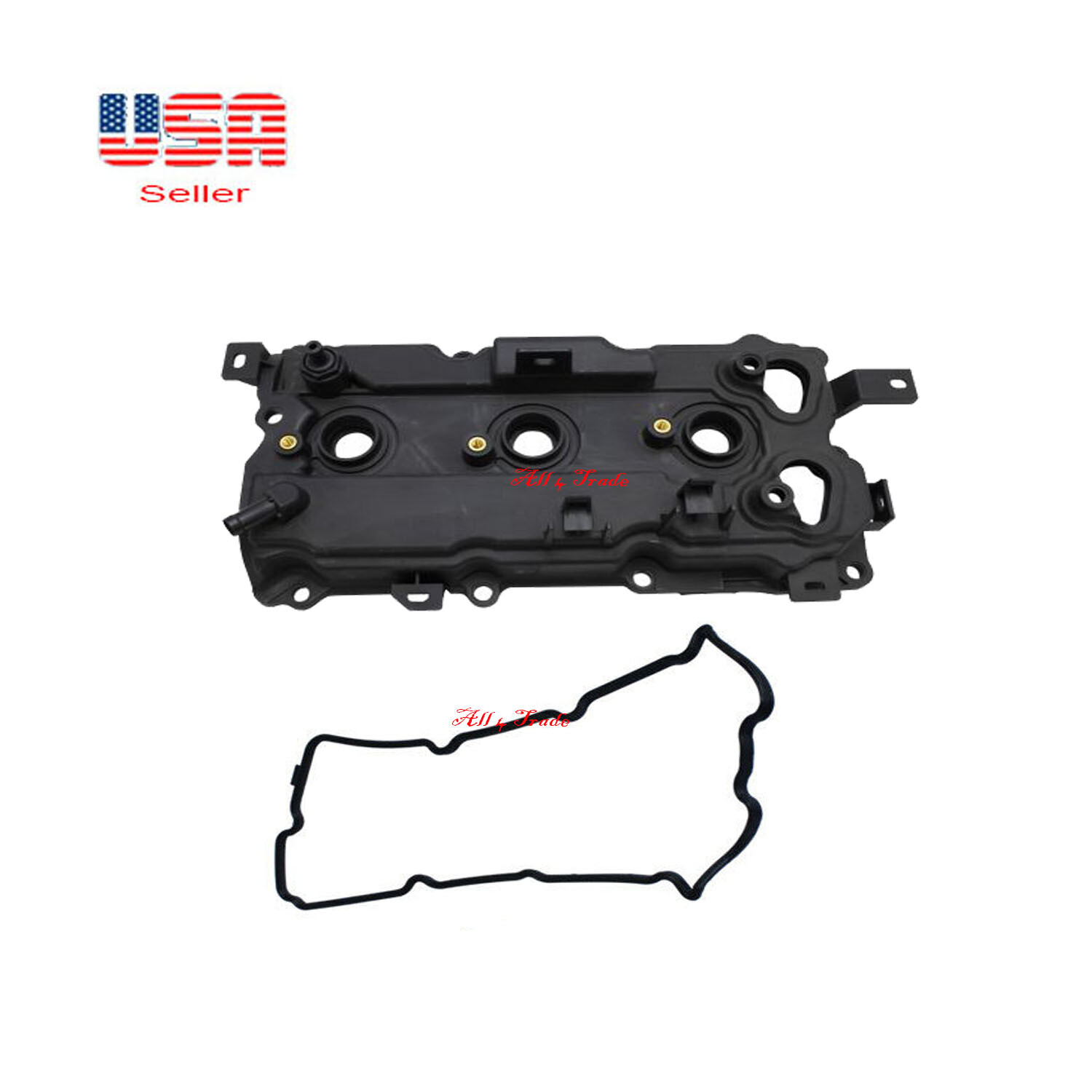2 Engine Valve Cover w/Gasket Right & Left Side Fit Infinity Nissan ...