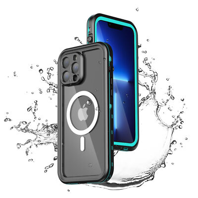 IP68 Waterproof Case For iPhone 16e 17 Pro Max 17 Air Mag Safe Magnetic ...