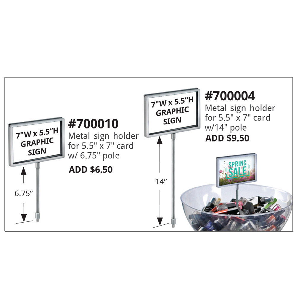 Azar Displays 12" Bowl Display for Pegboard/Slatwall | eBay