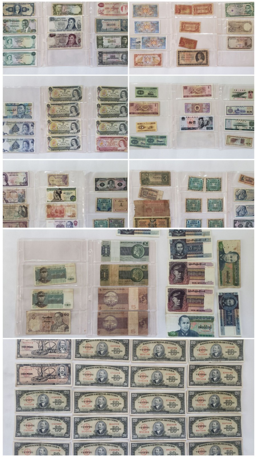 World Currency Banknote Lot of 190 World Paper Notes Rare Money | eBay