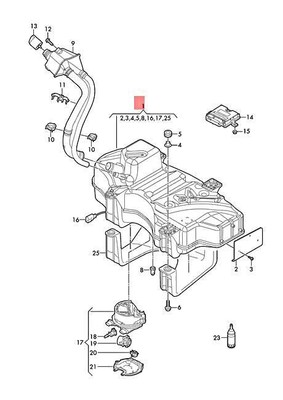 Genuine AUDI Q5 FYB Reduction Agent Tank Plus Heater 80A131878AN | eBay