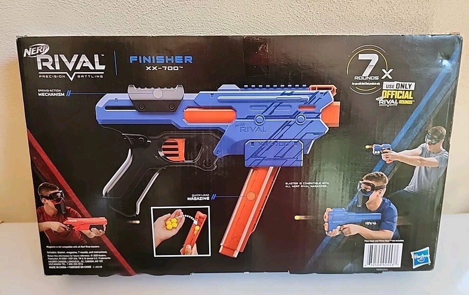 New Hasbro Nerf Rival Finisher XX-700 Blaster - 90 FPS Velocity (SEE ...