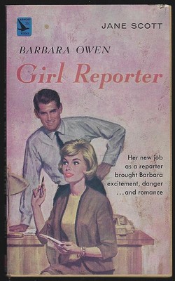 Barbara Owen, Girl Reporter Jane Scott 1962 Vintage Paperback Romance ...