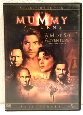The Mummy Returns Full Screen Collector's Edition DVD Brendan Fraser | eBay