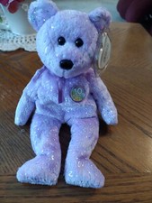Ty Beanie Babies Decade The Red Teddy Bear Baby 2002 11th Generation ...