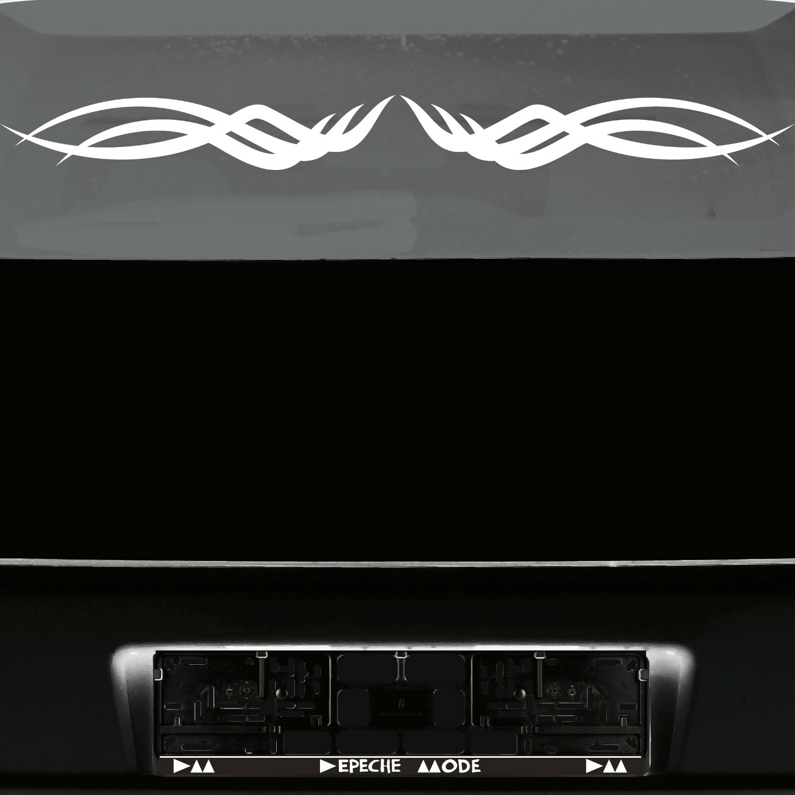 Tribal Aufkleber Tattoo 95cm weiß Arschgeweih Auto Heck Motorrad Deko ...