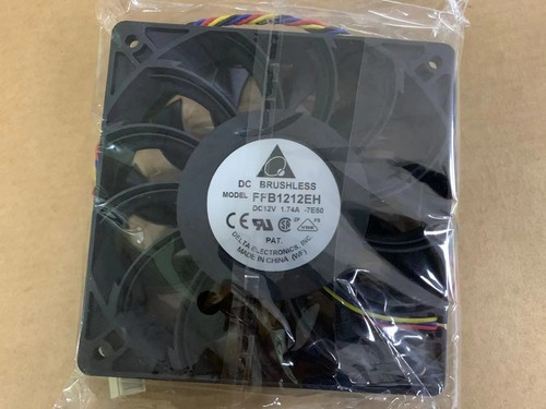 DELTA FFB1212EH Double Ball cooling Fan DC12V 1.74A 120X120X25MM 4-wire ...