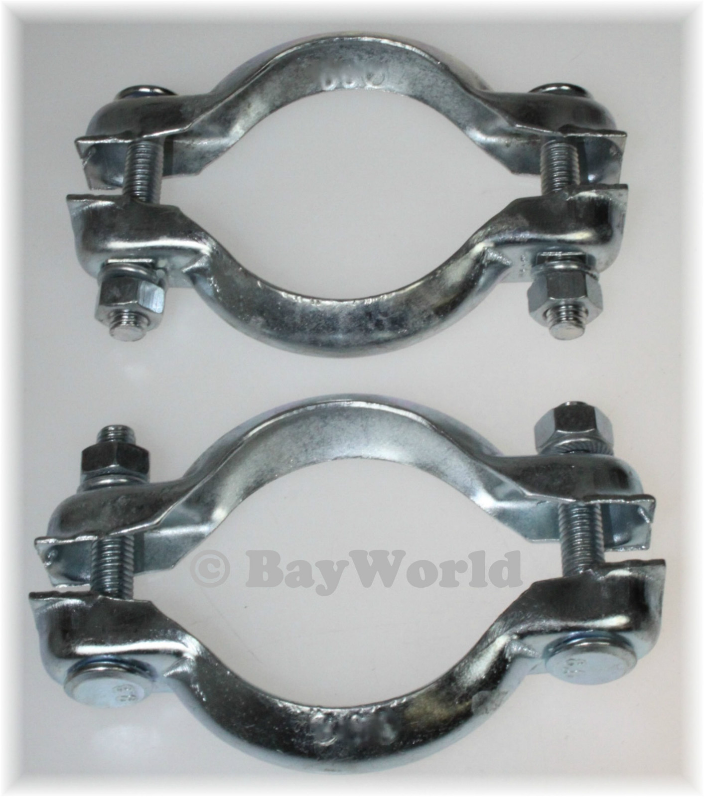 2 St. Auspuff Schelle Rena 58 Clamp 2260-5835 Citroen Rohrschelle ...