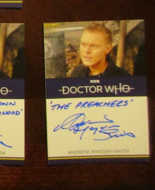 Doctor Who Series 1-4: Andrew Hayden-Smith as Simmonds Inscription ...