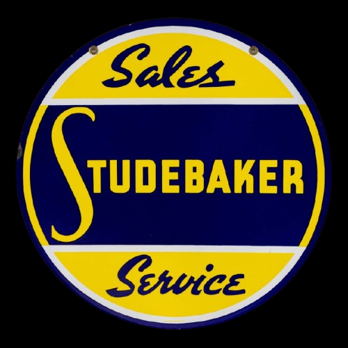 PORCELAIN STUDEBAKER ENAMEL SIGN 30X30 INCHES DOUBLE SIDED | eBay