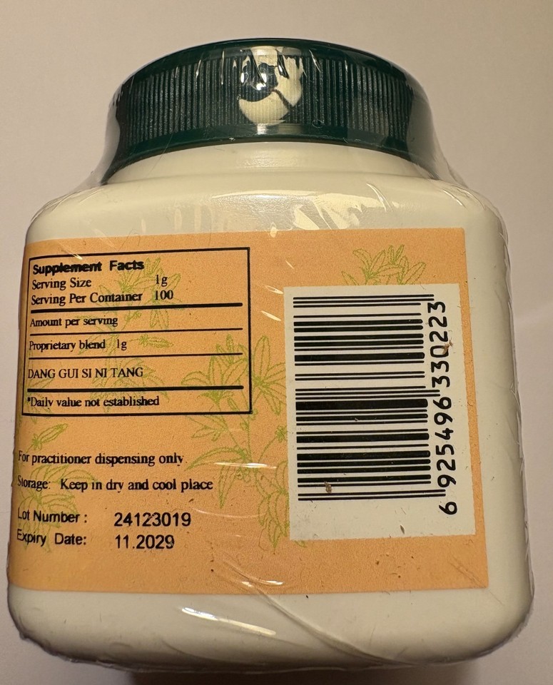 Dang Gui Si Ni Tang - Dong Quai & Jujube Combination, 100 gm (E-Fong ...