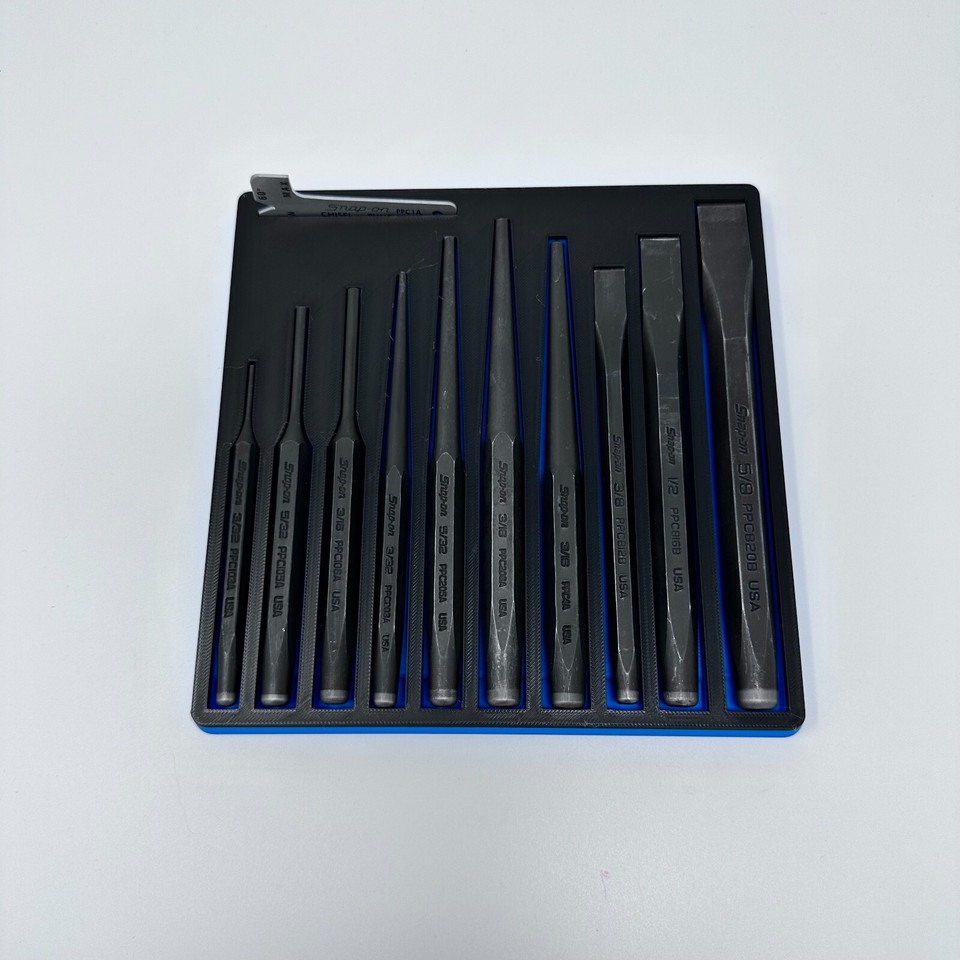 11 PC Punch and Chisel Set Tray (Fits: Snap On PPC710BK) | eBay