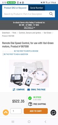Greenheck: Remote Dial Speed Control, for use with Vari-Green motors ...