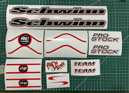 Schwinn pro stock bmx sticker decals | eBay