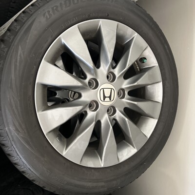 Honda 16 Inch Rims And Bridgestone Blizzak Winter Tires | eBay