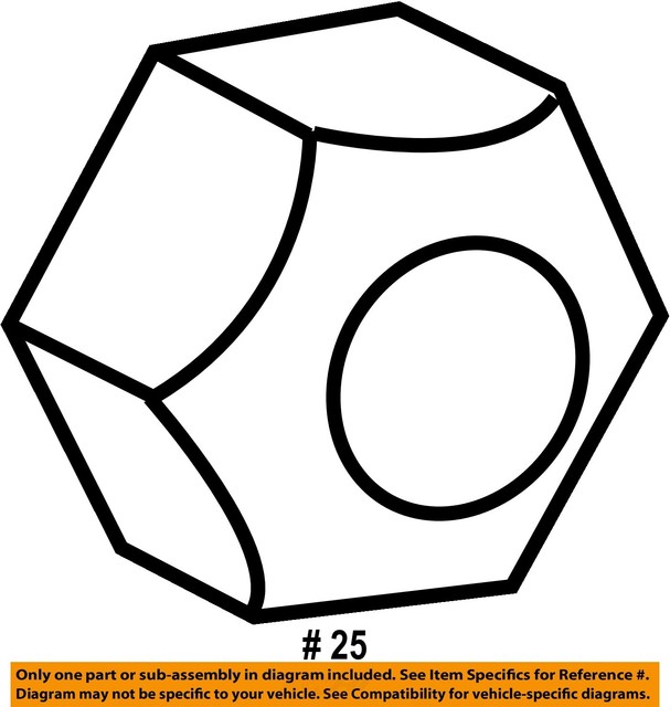 6106121AA NUT-LOCKING (CHRYSLER) for sale online | eBay