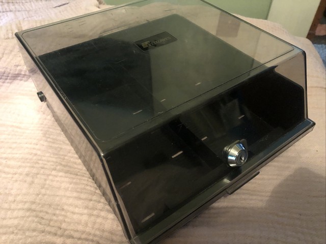Fellowes 3.5" Floppy Diskette Holder Case With Key Lock Holds 90 Disks ...