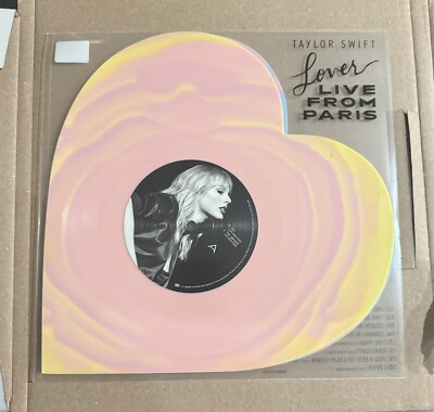Taylor Swift Lover Live From Paris Heart Shaped Vinyl 2025 Version IN ...