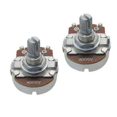 2x Guitar Bass Potentiometer Short Shaft Pot Volume Control A B 250 ...