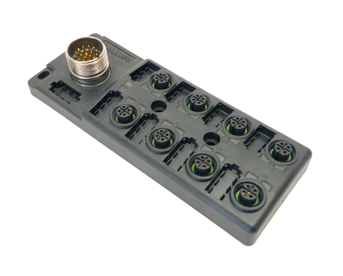 Balluff BPI008T Junction Block 8 M12 5-Pin M23 19-Pin BPI 8M4A5P-2K-B0 ...