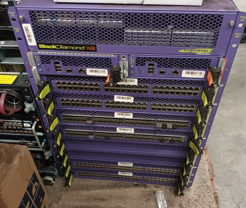 Extreme Networks BlackDiamond X8 Datacentre Switch 48x 10Gb SFP+ 72x ...