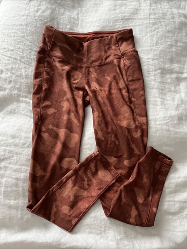 Calia Stay powerful Maroon Capris leggings S | eBay