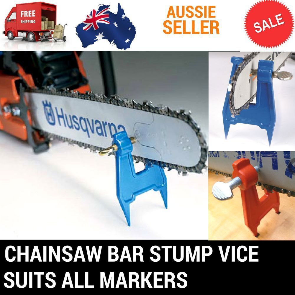 2X CHAINSAW CHAIN STUMP FILE VISE FOR CHAINSAW SHARPENER | eBay Australia