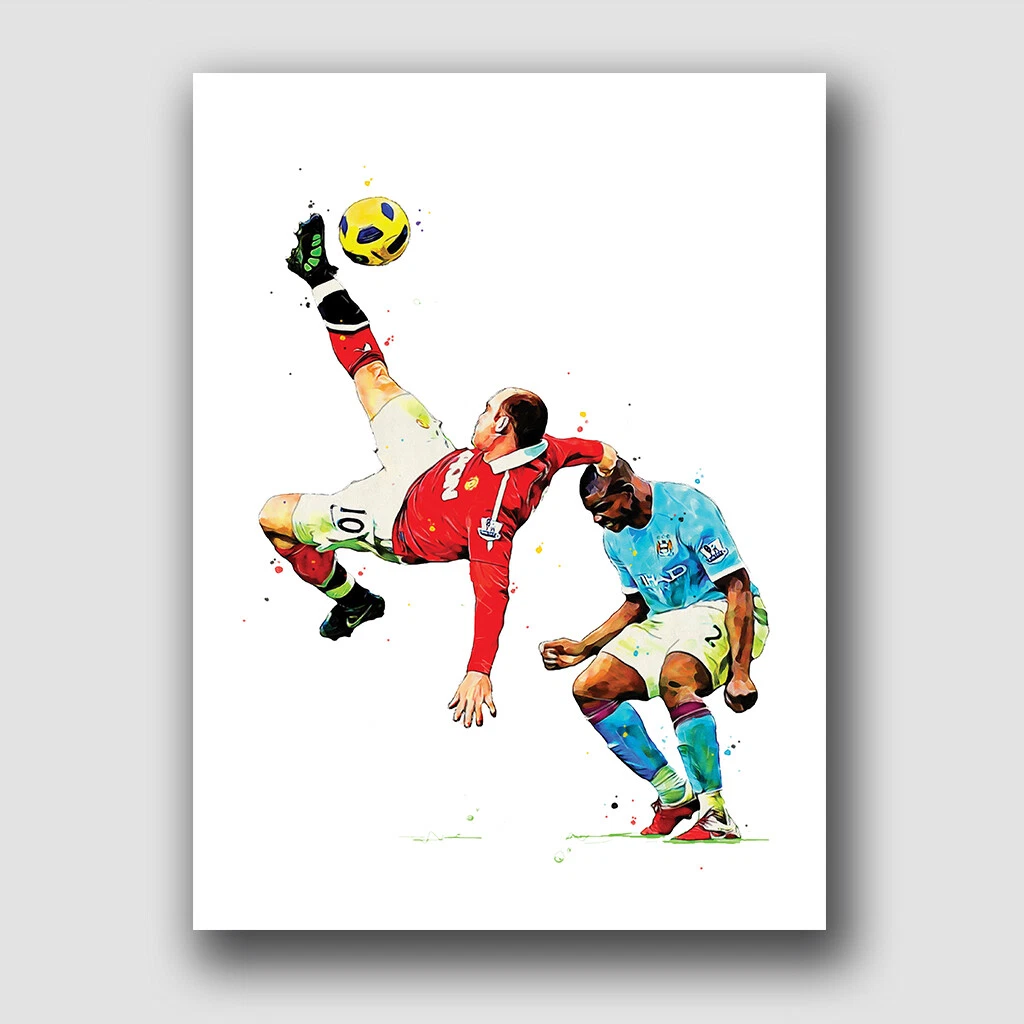 Wayne Rooney Bicycle Kick Poster
