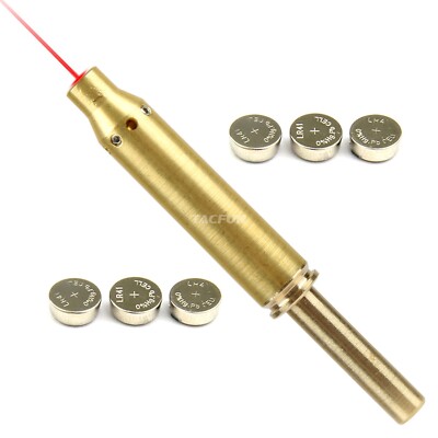 .22LR Laser Bore Sight, Sighter, Front Insert Arbor Boresighter ...