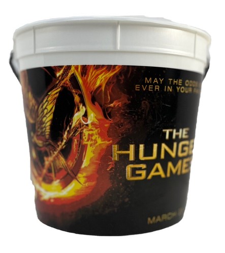 The Hunger Games March 23 ~ Movie Theater Popcorn Plastic Bucket | eBay