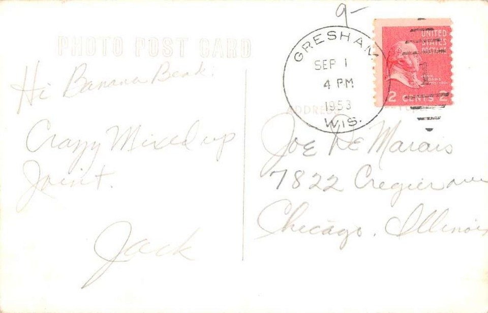 Gresham Wisconsin Silver Spur Ranch Real Photo Antique Postcard K100428 ...