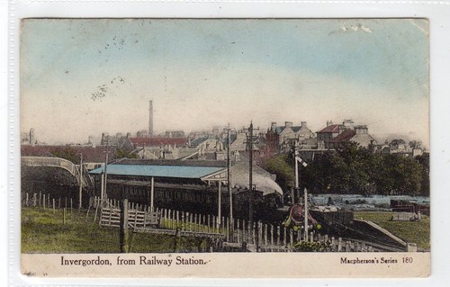 INVERGORDON, FROM RAILWAY STATION: Ross-shire postcard (C23774) | eBay