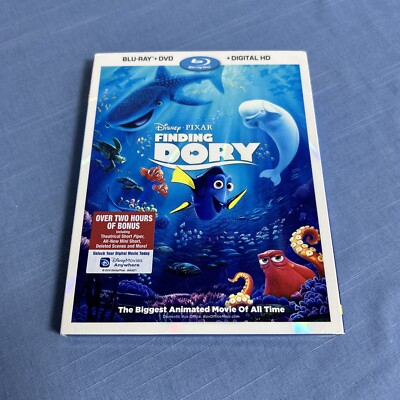 Finding Dory (Blu-ray, 2016) DVD/Digital Copy With Slipcover ...