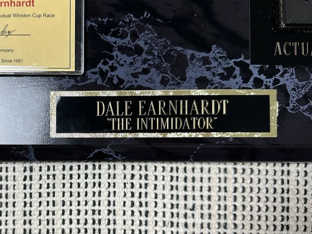 Dale Earnhardt The Intimidator Plaque