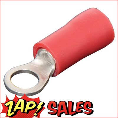 Red 3.5mm Ring Crimp Pack of 1000 H2033B | eBay Australia