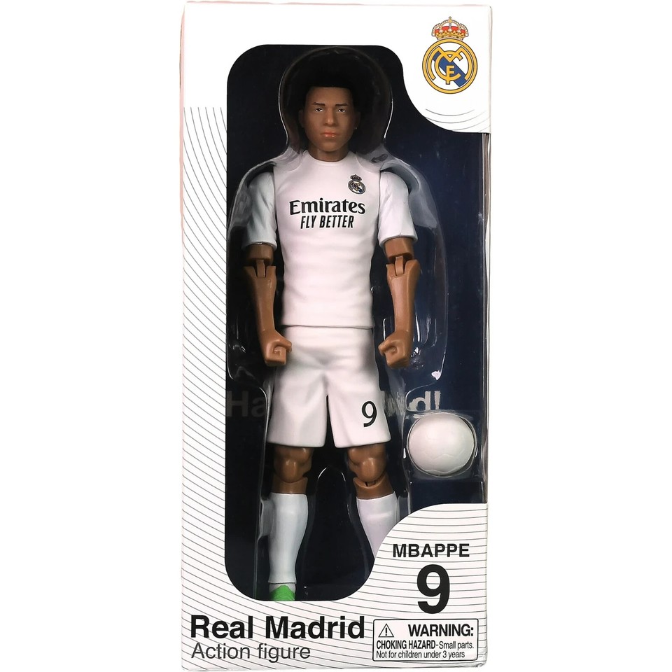 Official Real Madrid Kylian Mbappé #9 Action Figure - Banbo Toys 8" | eBay