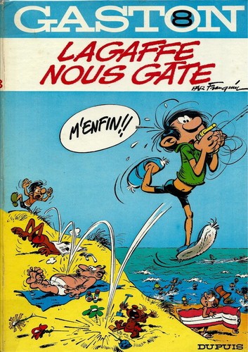 RARE EO 1970 BEL ÉTAT ANDRÉ FRANQUIN + GASTON LAGAFFE N° 8 : LAGAFFE ...