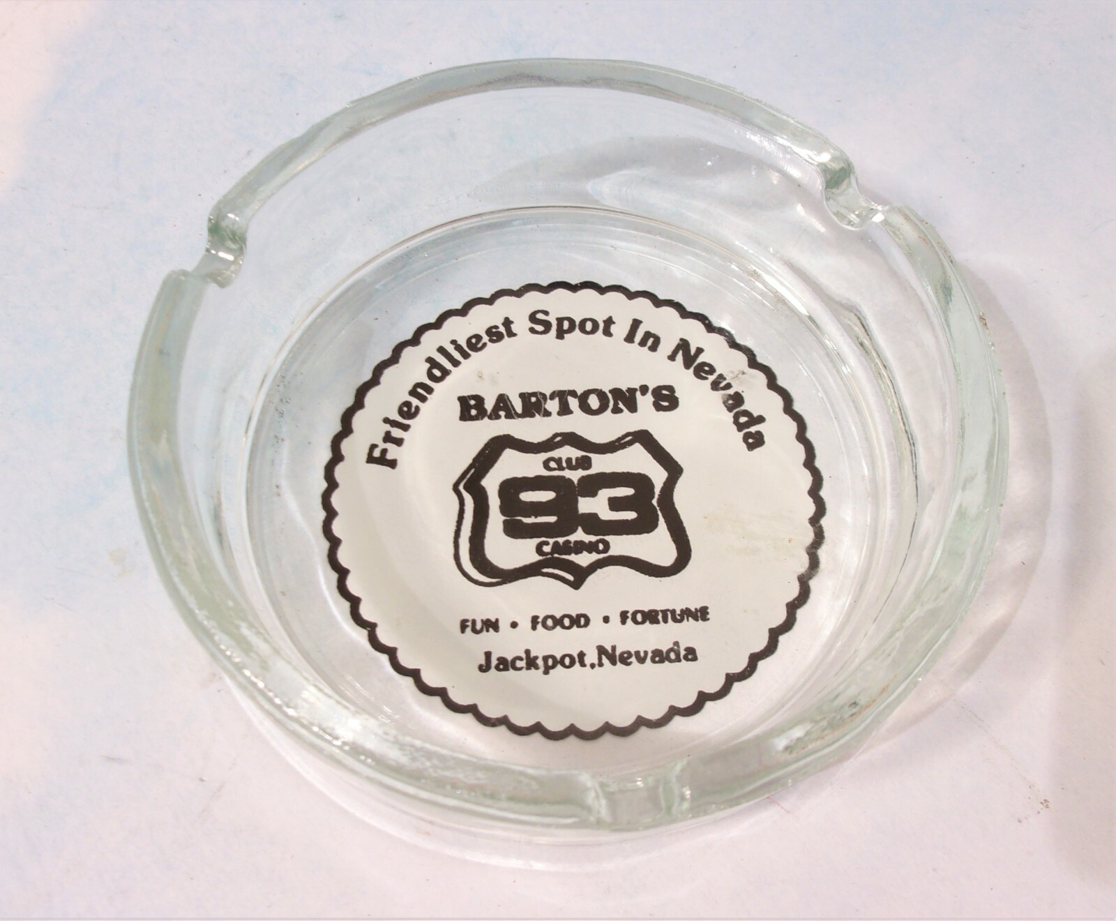 Vintage Casino Ashtray Barton's Club 93 Jackpot Nevada Promo Ashtray ...