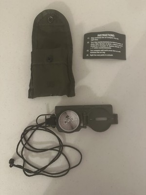 GENUINE US MILITARY LENSATIC TWELVE YEAR TRITIUM COMPASS by CAMMENGA ...