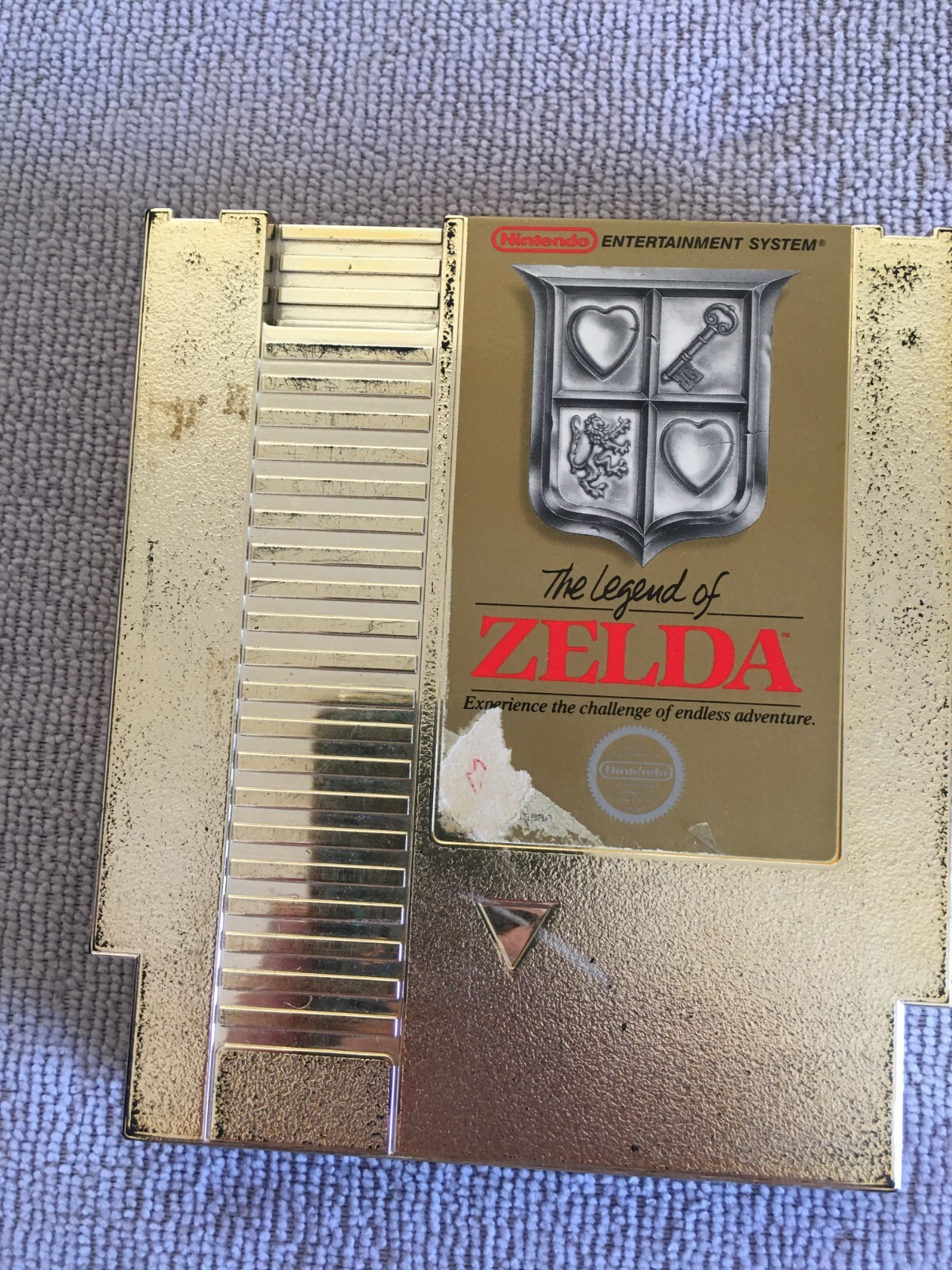 *The Legend of Zelda - Gold (Nintendo NES, 1987) - Authentic Cartridge ...