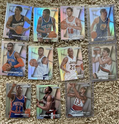 2014-15 Prizm Silver 126 Klay Thompson 2nd Yr Refractor Lot X11 Set ...