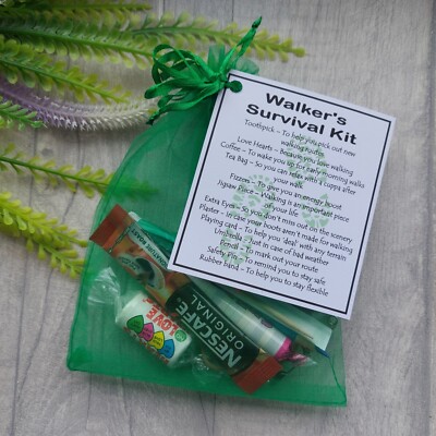 Walkers Survival Kit Gift, Fun Walk gift,Ramblers Gift, Secret Santa ...