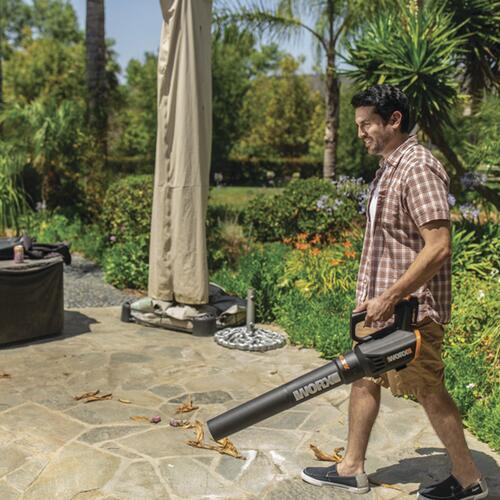 360 CFM 20V Cordless Leaf Blower Turbine Fan 2 Speed Battery Debris ...