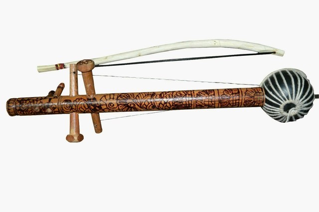 Hand Work Ravanahatha Folk Instrument of Rajasthan Fidel, Sarangi ...