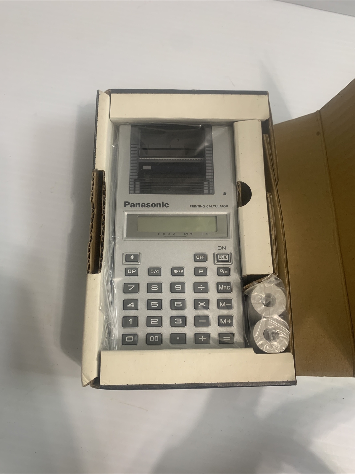 VINTAGE PANASONIC HANDHELD PRINTING CALCULATOR JE-612P | eBay