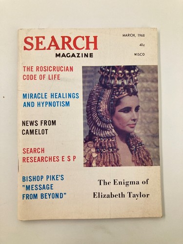 VTG Search Magazine March 1968 #78 The Enigma of Elizabeth Taylor No ...