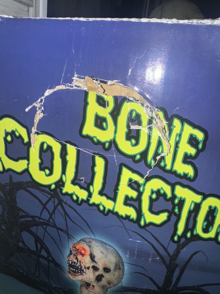 Spirit Halloween 2010 Life Size Animated Bone Collector Skeleton Prop ...