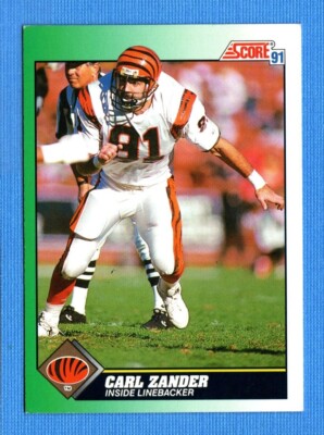 1991 Score #291 Carl Zander Cincinnati Bengals | eBay