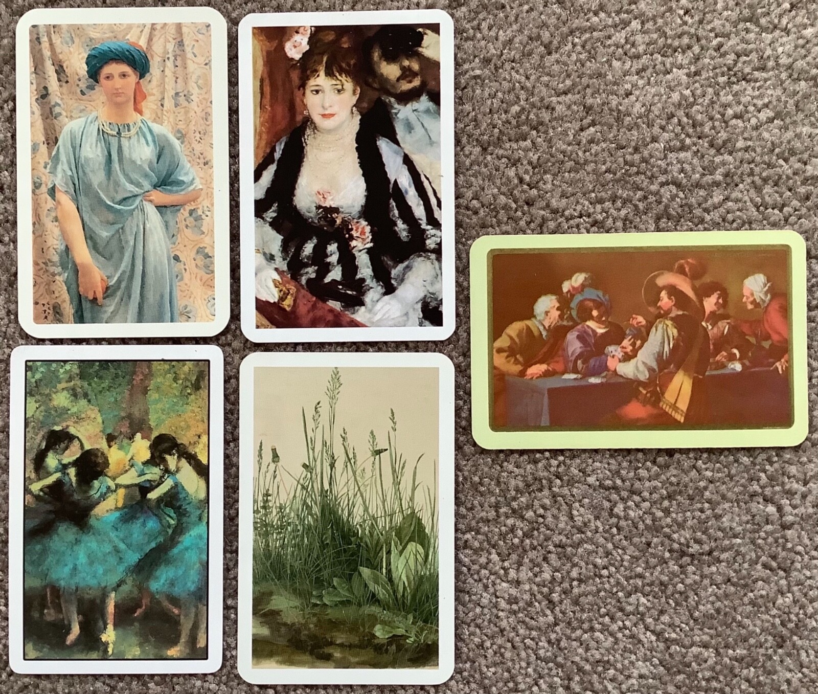 .Vintage swap playing cards artist painting people | eBay Australia